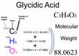 Glycidic Acid (C3H4O3) Molecular Weight Calculation - Laboratory Notes