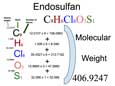 Endosulfan [C9H6Cl6O3S] Molecular Weight Calculation - Laboratory Notes
