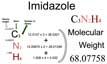 Imidazole [C3N2H4] Molecular Weight Calculation - Laboratory Notes