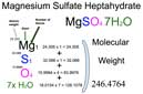 Magnesium Sulfate Heptahydrate (Epsom Salt) [MgSO4.7H2O] Molecular ...
