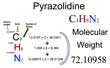 Pyrazolidine [C3H8N2] Molecular Weight Calculation - Laboratory Notes