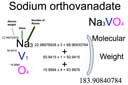 Sodium Orthovanadate [Na3VO4] Molecular Weight Calculation - Laboratory ...