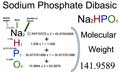 Sodium Phosphate Dibasic (Na2HPO4) Molecular Weight Calculation ...
