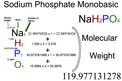 Sodium Phosphate Monobasic (NaH2PO4) Molecular Weight Calculation ...