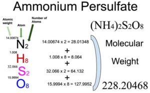 Ammonium Persulfate [(NH4)2S2O8] Molecular Weight Calculation ...