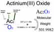 Actinium(III) Oxide [Ac2O3] Molecular Weight Calculation - Laboratory Notes