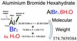 Aluminium Bromide Hexahydrate [AlBr3.6H2O] Molecular Weight Calculation ...