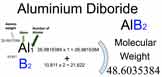 Aluminium Diboride [AlB2] Molecular Weight Calculation - Laboratory Notes
