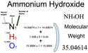 Ammonium Hydroxide [NH4OH] Molecular Weight Calculation - Laboratory Notes