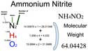 Ammonium Nitrite [NH4NO2] Molecular Weight Calculation - Laboratory Notes