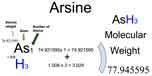 Arsine [AsH3] Molecular Weight Calculation - Laboratory Notes
