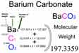 Barium Carbonate [BaCO3] Molecular Weight Calculation - Laboratory Notes