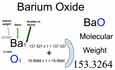 Barium Oxide (BaO) Molecular Weight Calculation - Laboratory Notes