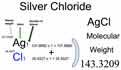 Silver Chloride (AgCl) Molecular Weight Calculation - Laboratory Notes