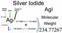 Silver Iodide (AgI) Molecular Weight Calculation - Laboratory Notes