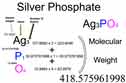 Silver Phosphate [Ag3PO4] Molecular Weight Calculation - Laboratory Notes